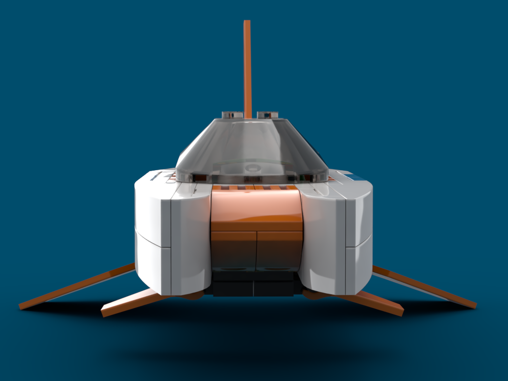 LEGO MOC-261150 Another Small Spaceship by Ptchnk | Rebrickable - Build ...