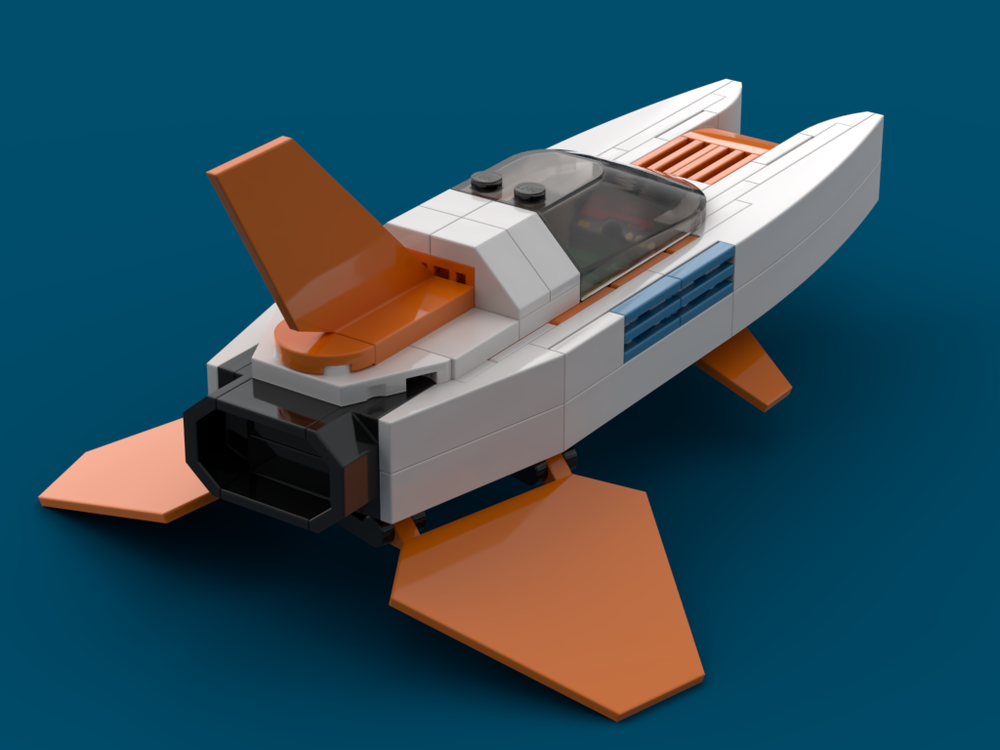 LEGO MOC-261150 Another Small Spaceship by Ptchnk | Rebrickable - Build ...