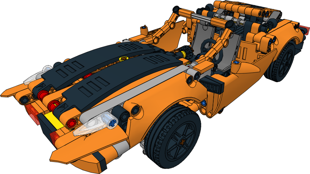 LEGO MOC Convertible - 42093 C model by C3technic | Rebrickable - Build ...