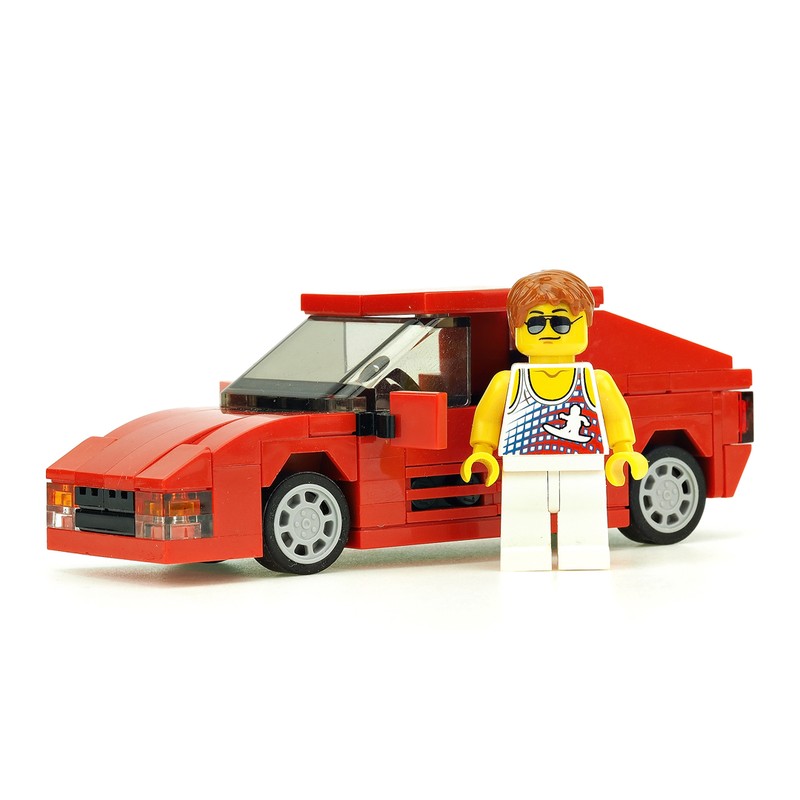Lego Moc Ferrari Testarossa By Demarco Rebrickable Build With Lego
