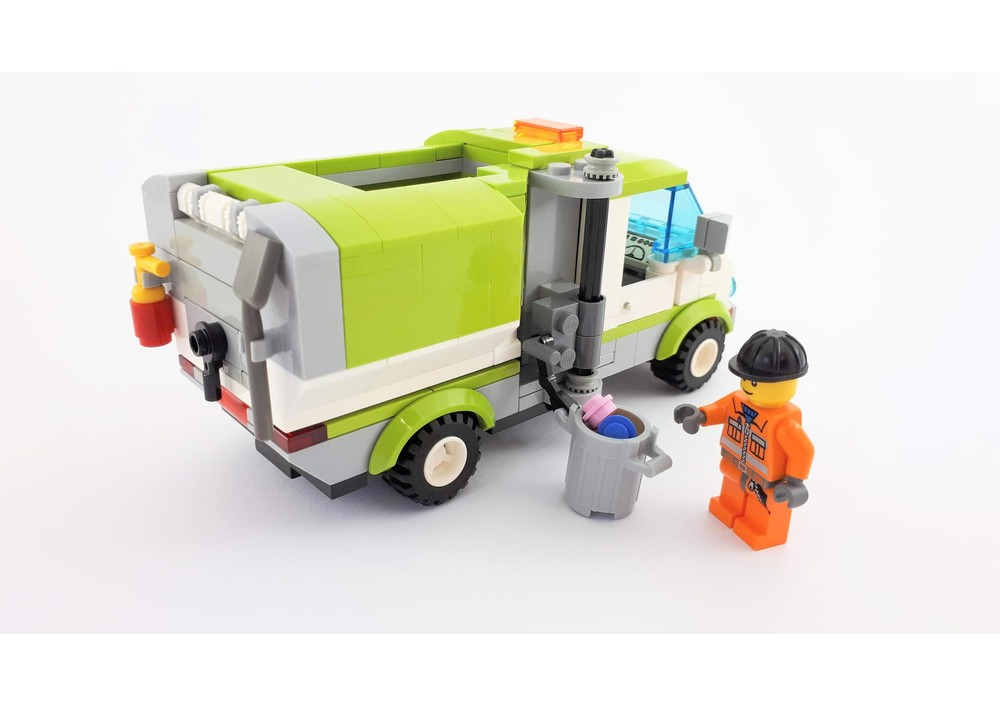LEGO MOC Trash Truck by seejay | Rebrickable - Build with LEGO