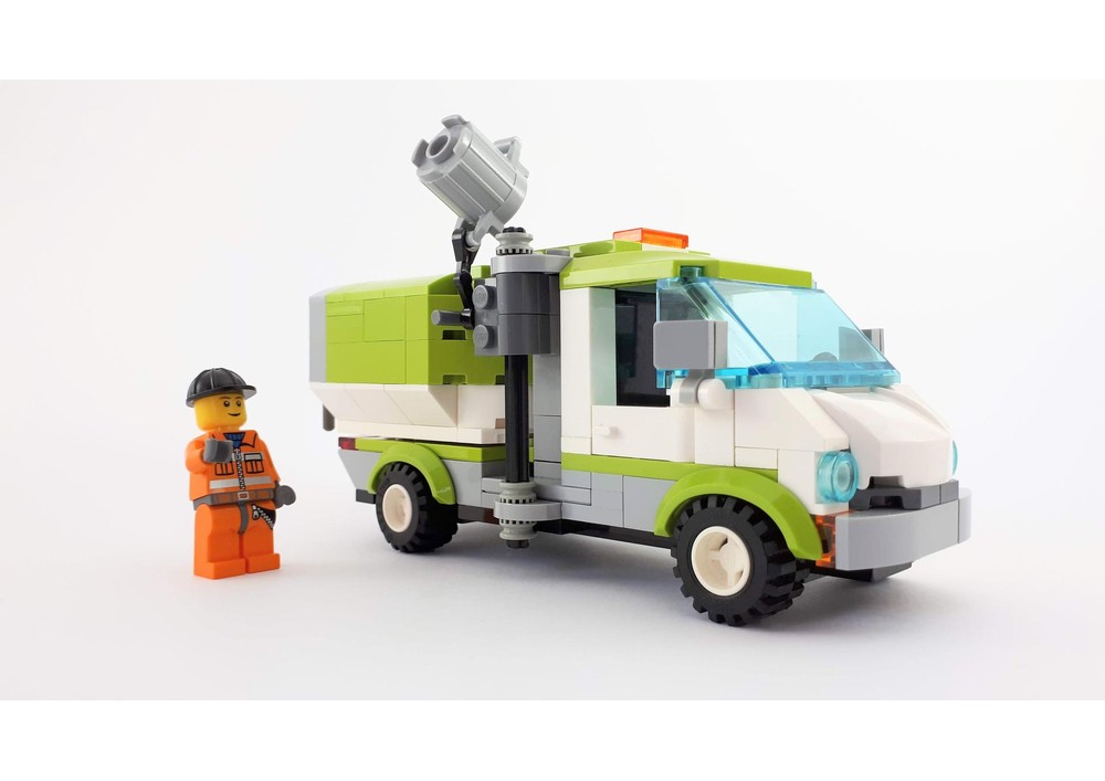 LEGO MOC Trash Truck by seejay | Rebrickable - Build with LEGO