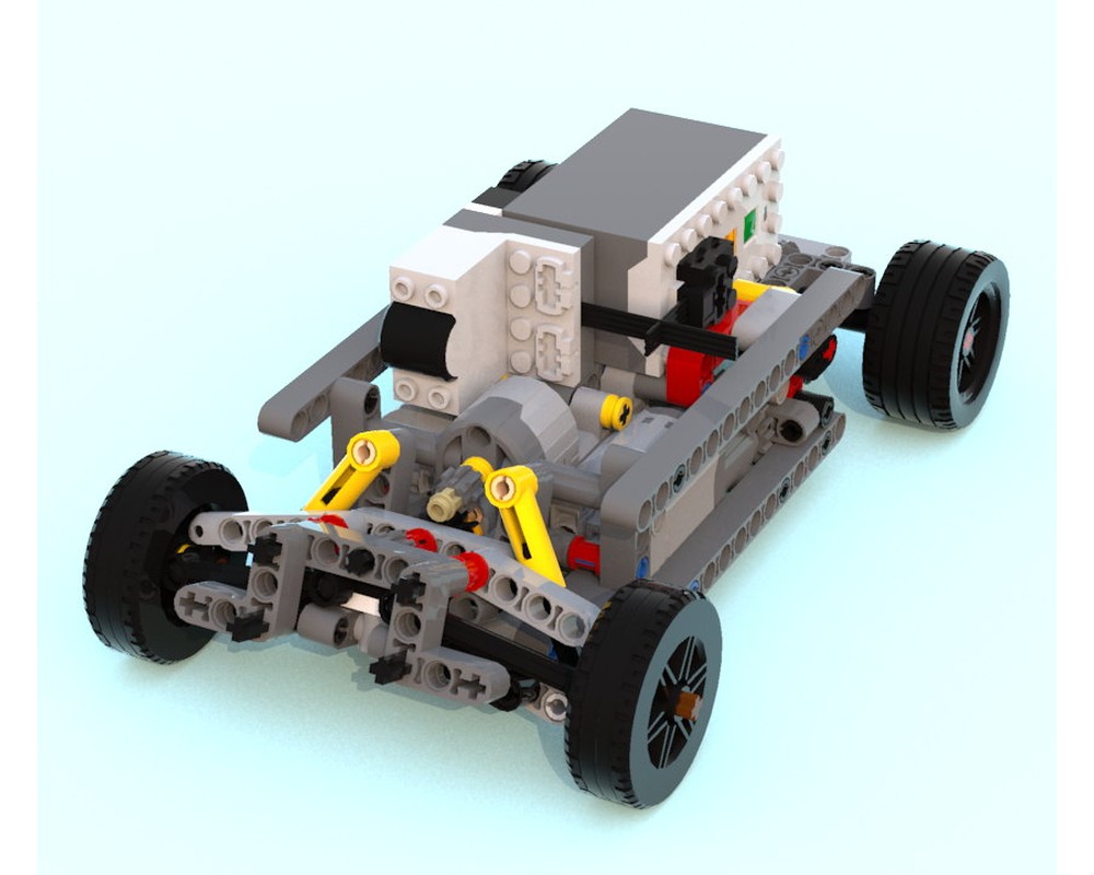LEGO MOC Compact RWD chassis by Artem 16 | Rebrickable - Build with LEGO
