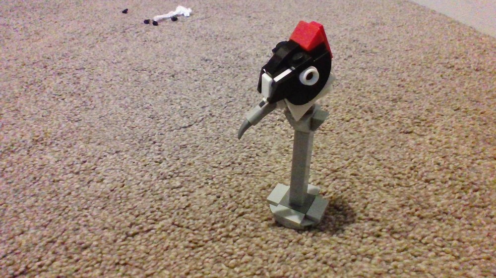 LEGO MOC-261877 Collectable Bird Heads: Downy Woodpecker by ...