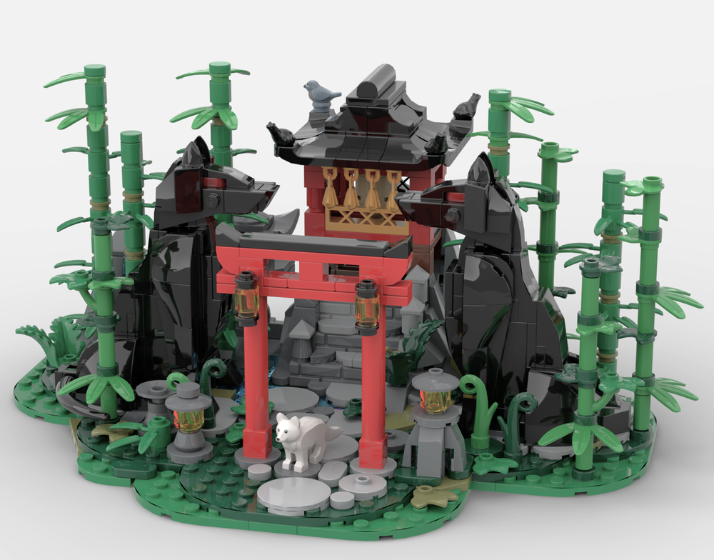 LEGO MOC-261913 Fox Shrine by tallneck1234 | Rebrickable - Build with LEGO