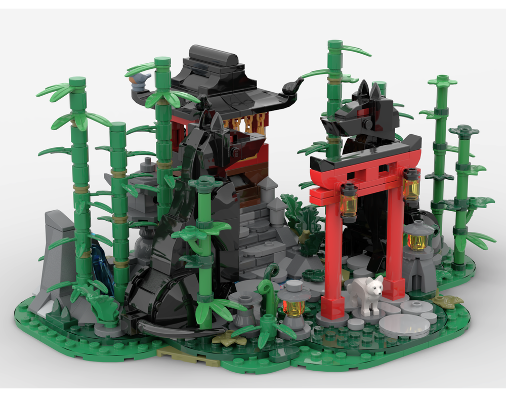 LEGO MOC-261913 Fox Shrine by tallneck1234 | Rebrickable - Build with LEGO