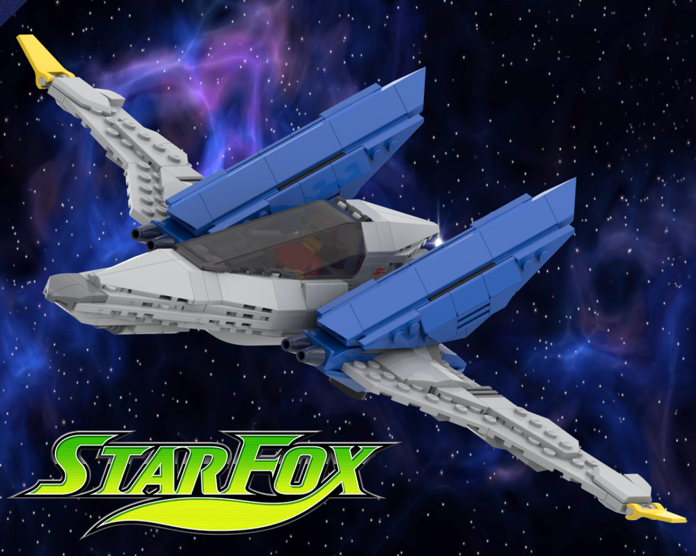 LEGO MOC-262094 Arwing - Star Fox by acorn.weevil | Rebrickable - Build ...