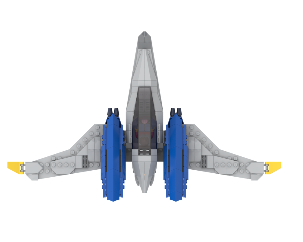 LEGO MOC-262094 Arwing - Star Fox by acorn.weevil | Rebrickable - Build ...