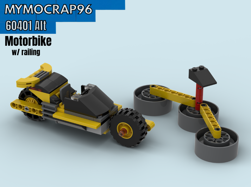 LEGO MOC-262222 Motorbike (60401) by mymocrap96 | Rebrickable - Build ...