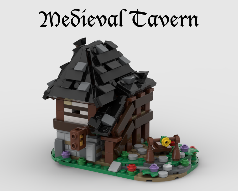 LEGO MOC-262332 Medieval Tavern "The Golden Goblet Inn" - Expansion for ...