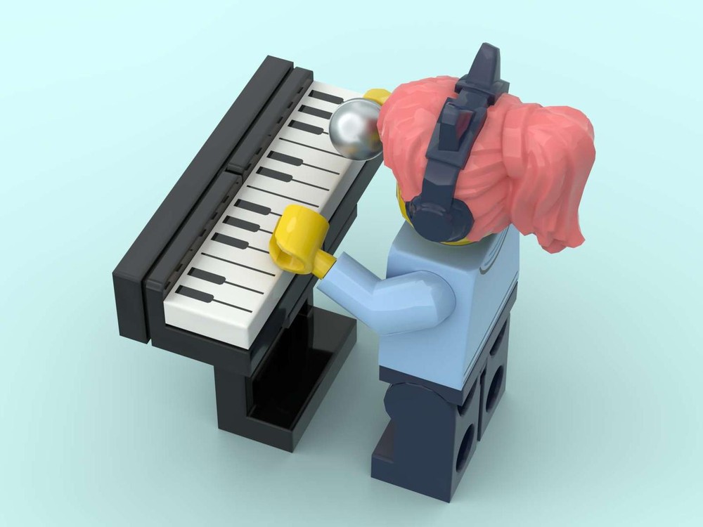 LEGO MOC-262476 Electronic Mini Keyboard by Chazzomatic | Rebrickable ...