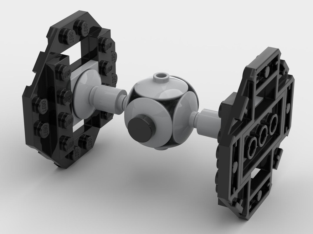Lego Moc Micro Tie Fighter By Tec Sau Rebrickable Build With Lego