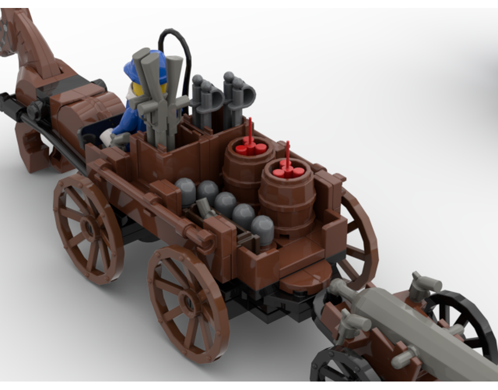 LEGO MOC-262700 Cavalry Weapons Wagon Facelift by Vroum | Rebrickable ...
