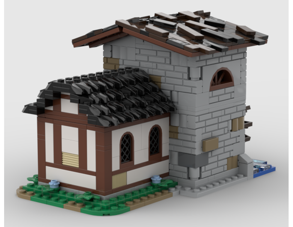 LEGO MOC-262710 Small medieval village water mill by NoppenKlotz ...