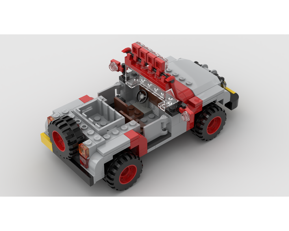 LEGO MOC Jurassic Park Jeep Wrangler by DrMacintosh | Rebrickable ...