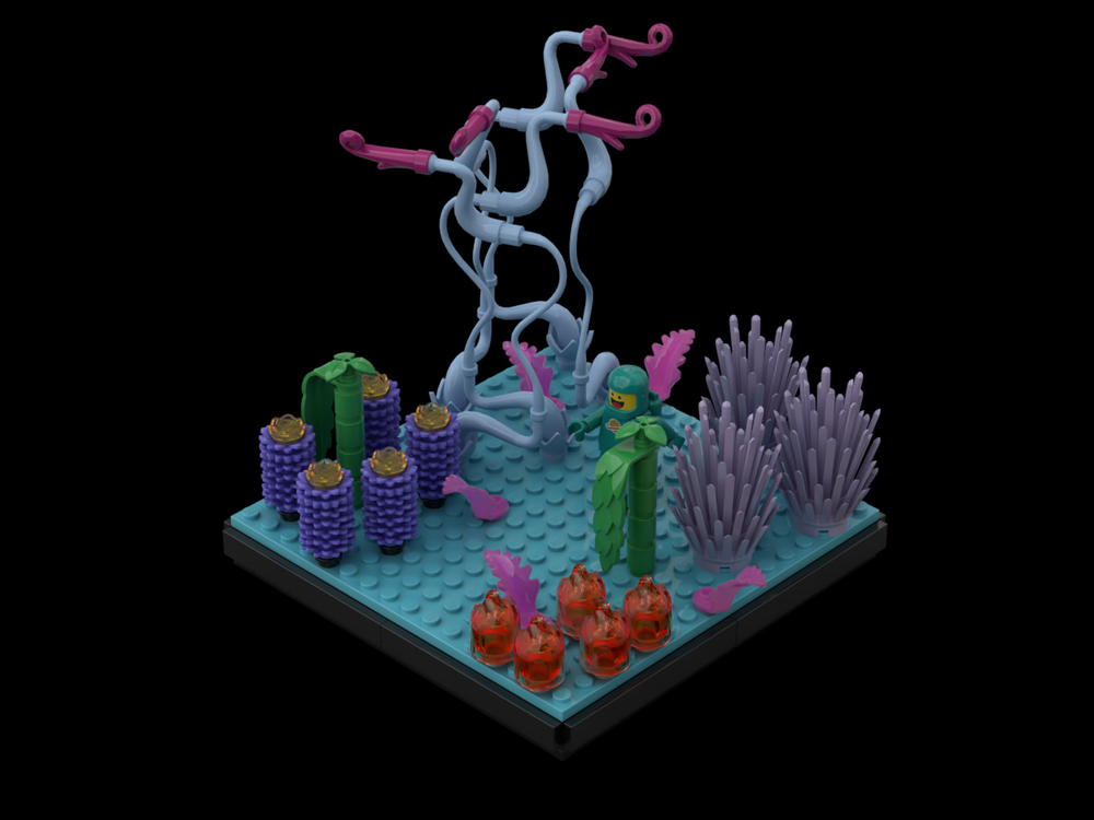 LEGO MOC-262892 Space Forest by Peng_Uin_01 | Rebrickable - Build with LEGO