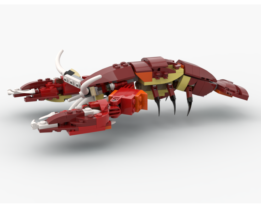 LEGO MOC-263060 Fierce lobster by Corydoras | Rebrickable - Build with LEGO