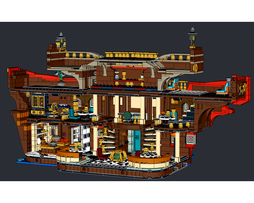 LEGO MOC-263094 75640-1 The Baratie Floating Restaurant full ship by ...