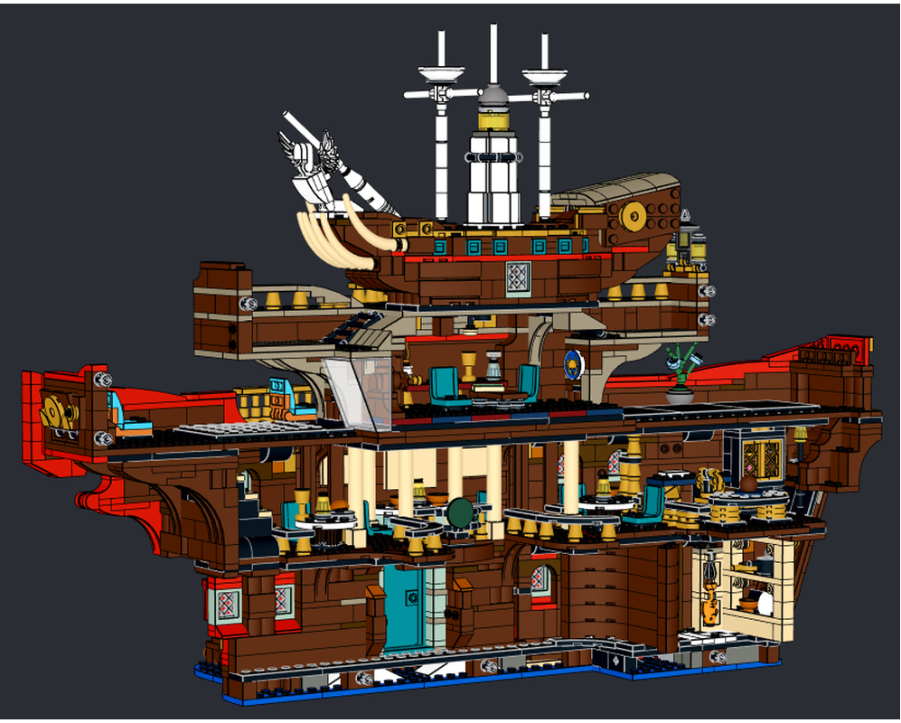 LEGO MOC-263094 75640-1 The Baratie Floating Restaurant full ship by ...