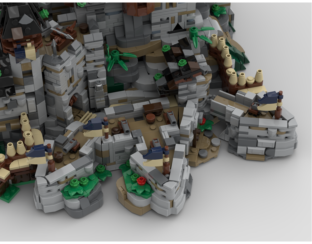 LEGO MOC-263131 Mini Blaustein Castle - Fortress Points Extension ...