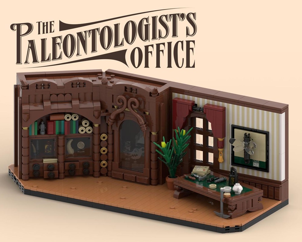 LEGO MOC-263241 The Paleontologist's Office by Ainaberyl | Rebrickable ...
