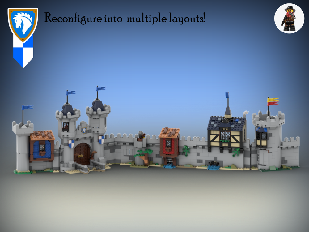 LEGO MOC-263315 31168 - Crestwood Keep (Reconfigurable Horse Knight ...
