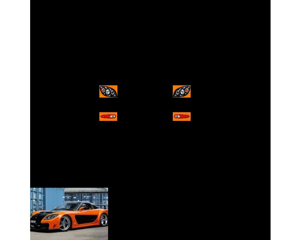 LEGO MOC-263340 tokyo drift mazda rx7 by hamzuki8wide | Rebrickable ...