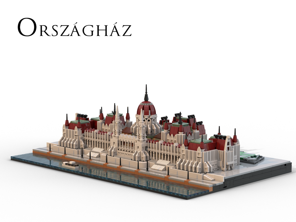 LEGO MOC-263362 Hungarian Parliament Building 1:800 by shelflife ...