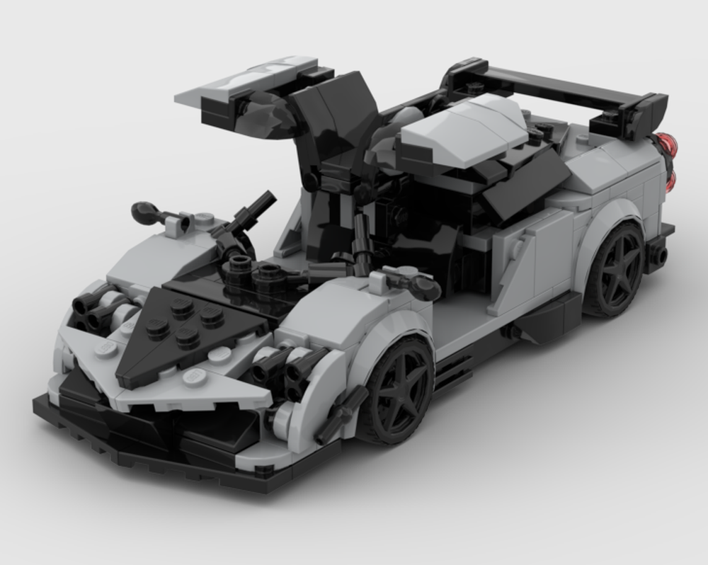 LEGO MOC-263390 Pagani Huayra BC Lego MOC with opening doors by Bricks ...