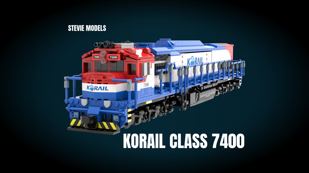 LEGO MOC-263410 Korail 7400class Diesel Locomotive by STEVIE MODELS ...