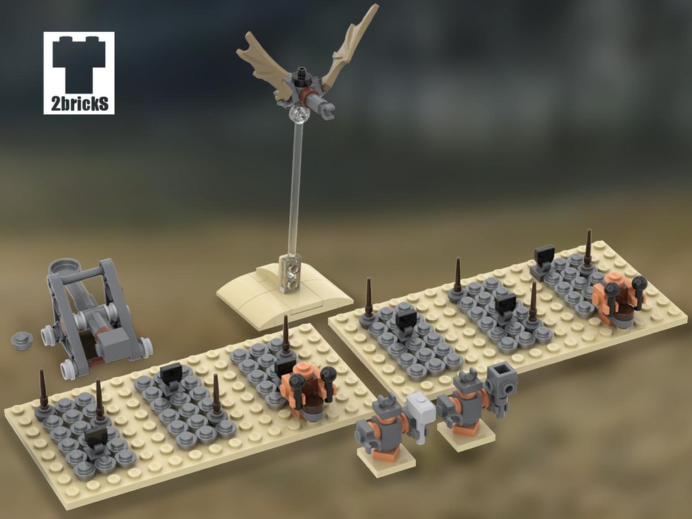 LEGO MOC-263413 White City Expansion Part 4: Soldiers, Catapult, Trolls ...
