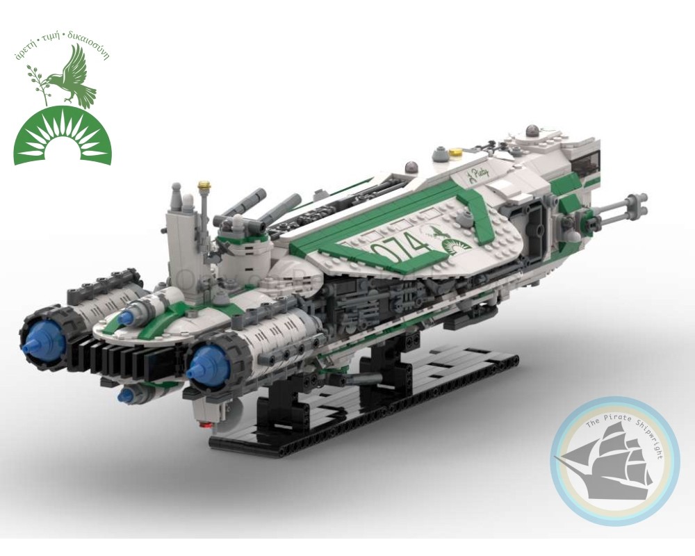 LEGO MOC-263416 Stand for Vigil-class Corvette by The Pirate Shipwright ...