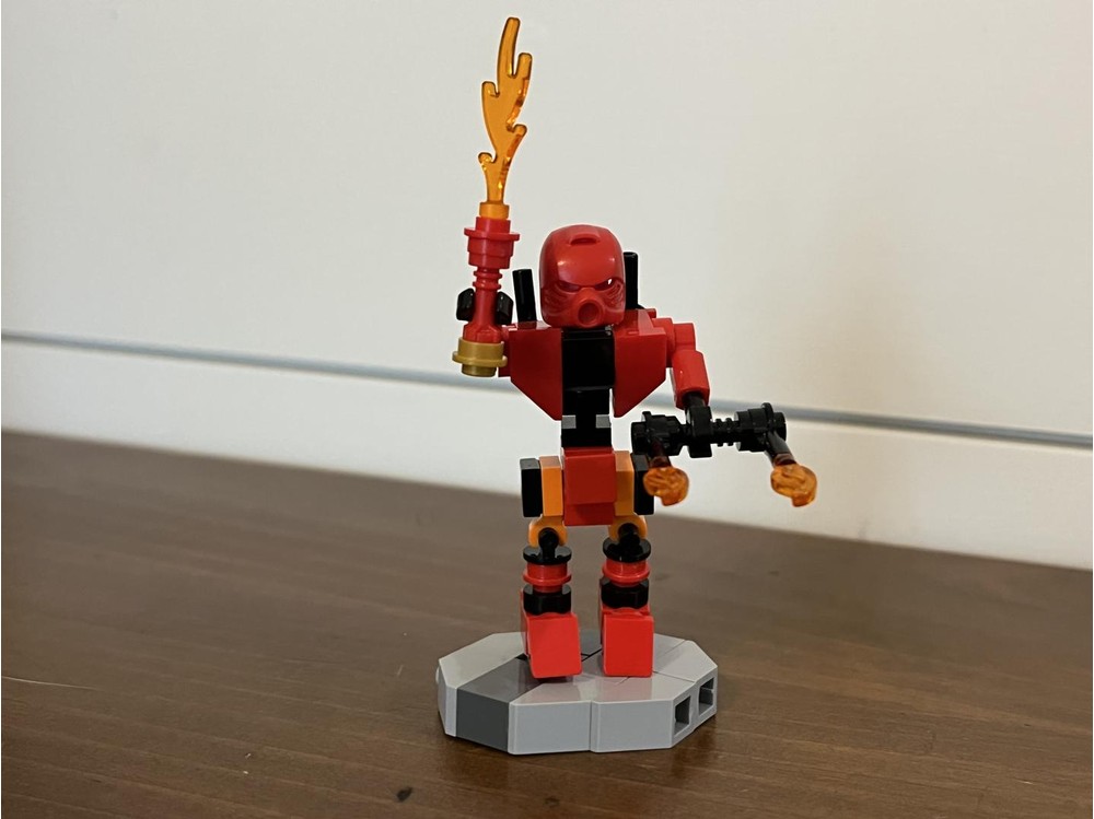 LEGO MOC-263463 Bionicle Toa Tahu action figure remake. by Bubby89 ...