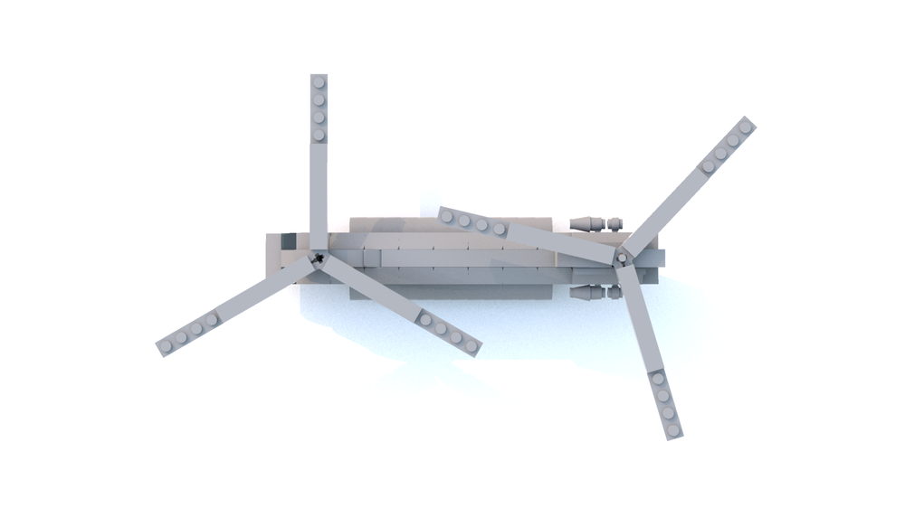 LEGO MOC [Micro] CH-47 Chinook by redbrick2001 | Rebrickable - Build ...