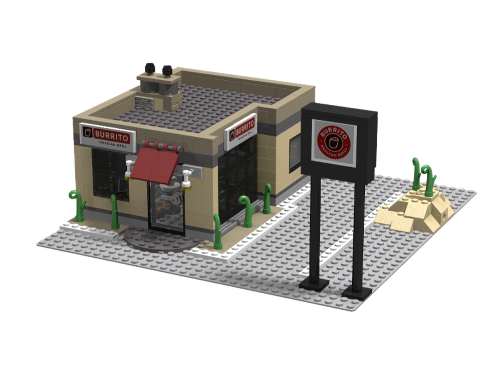 LEGO MOC-263576 Burrito Mexican Grill by CreativeBricks | Rebrickable ...