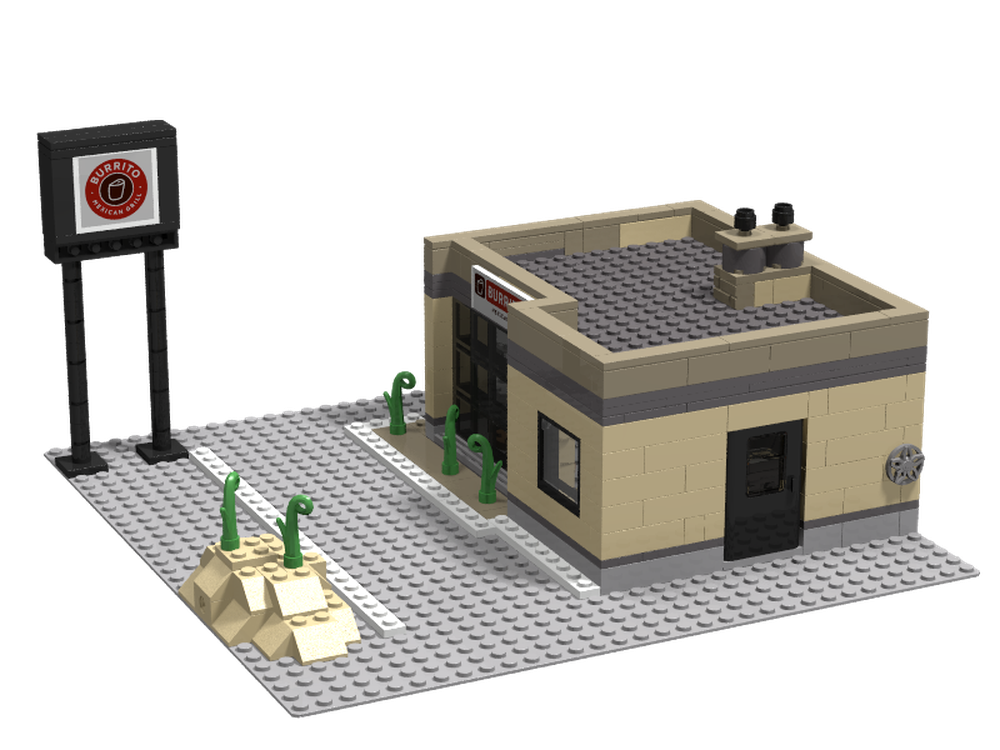 LEGO MOC-263576 Burrito Mexican Grill by CreativeBricks | Rebrickable ...
