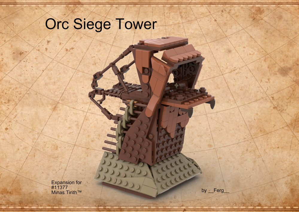 LEGO MOC-263721 Orc Siege Tower by __Ferg__ | Rebrickable - Build with LEGO