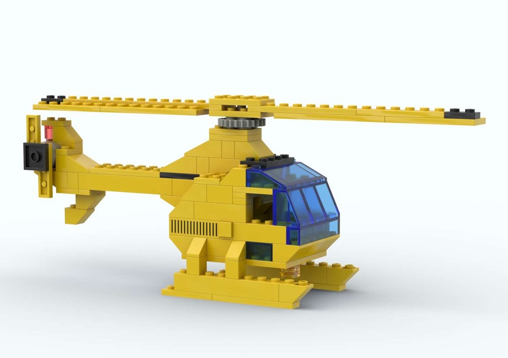 LEGO MOC-263792 744 Helicopter by banati68 | Rebrickable - Build with LEGO