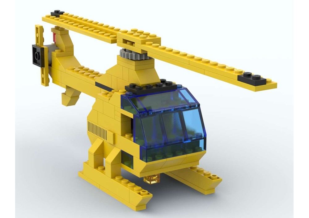 LEGO MOC-263792 744 Helicopter by banati68 | Rebrickable - Build with LEGO