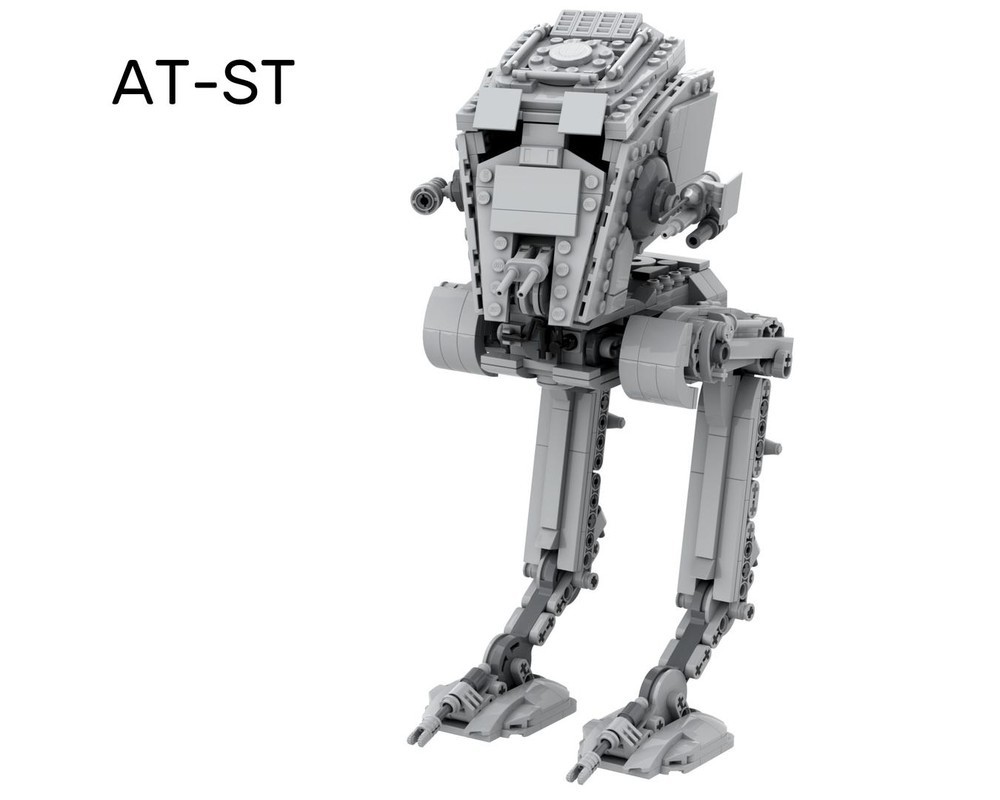 LEGO MOC-263802 AT-ST (Modification of LEGO Hoth AT-ST 75322) by X ...