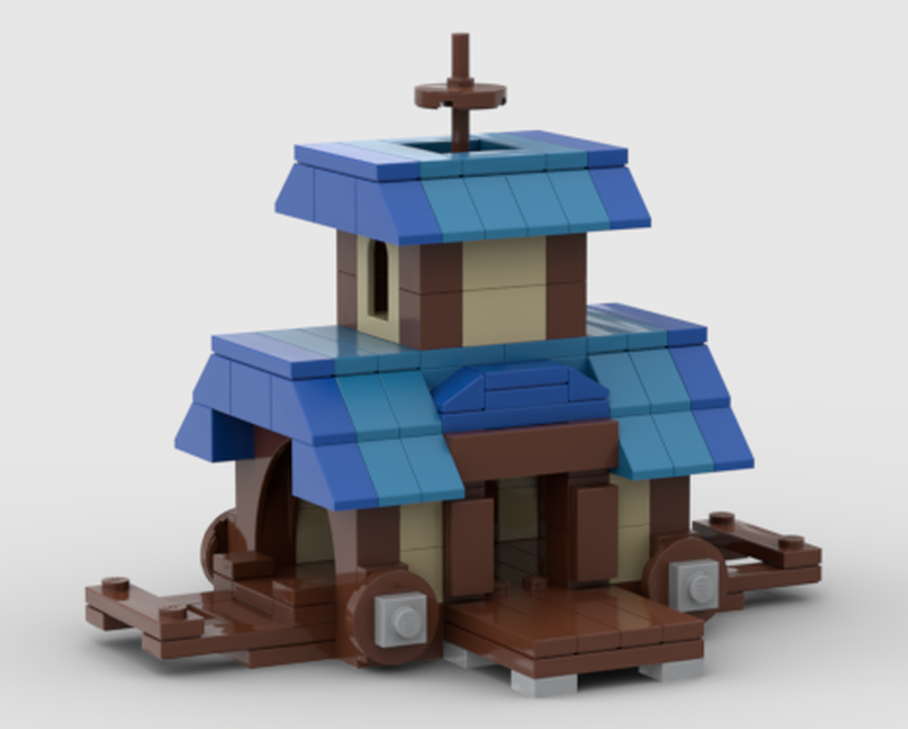 LEGO MOC-263820 Clan Games Hut by ASBrickDesigns | Rebrickable - Build ...