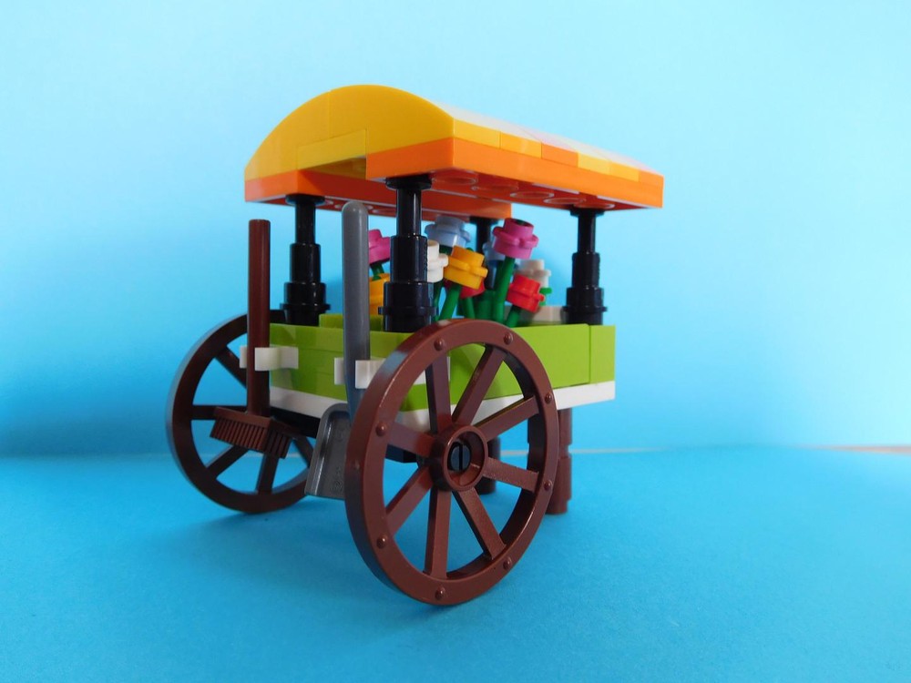 LEGO MOC Flower Cart by Klaartje68 | Rebrickable - Build with LEGO