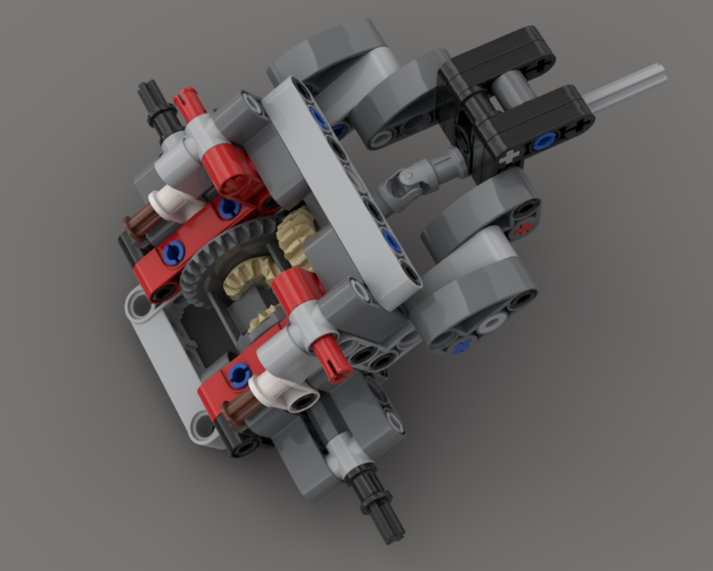 LEGO MOC-263994 MOD 42213 Mazda MX-5/Miata offroad rear axle by Graf ...