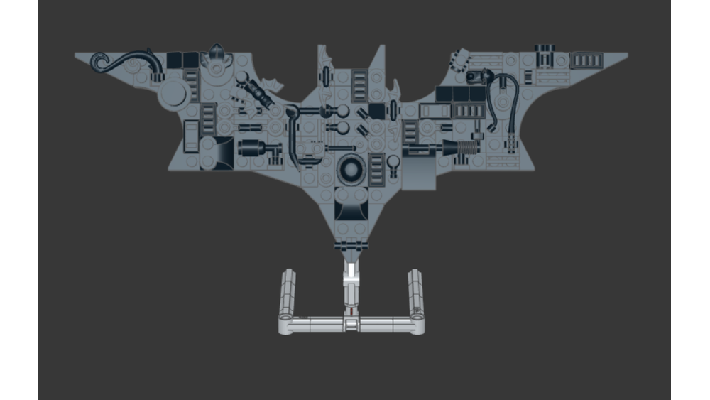 LEGO MOC-264018 Batarang mini version by DarKay__ | Rebrickable - Build ...