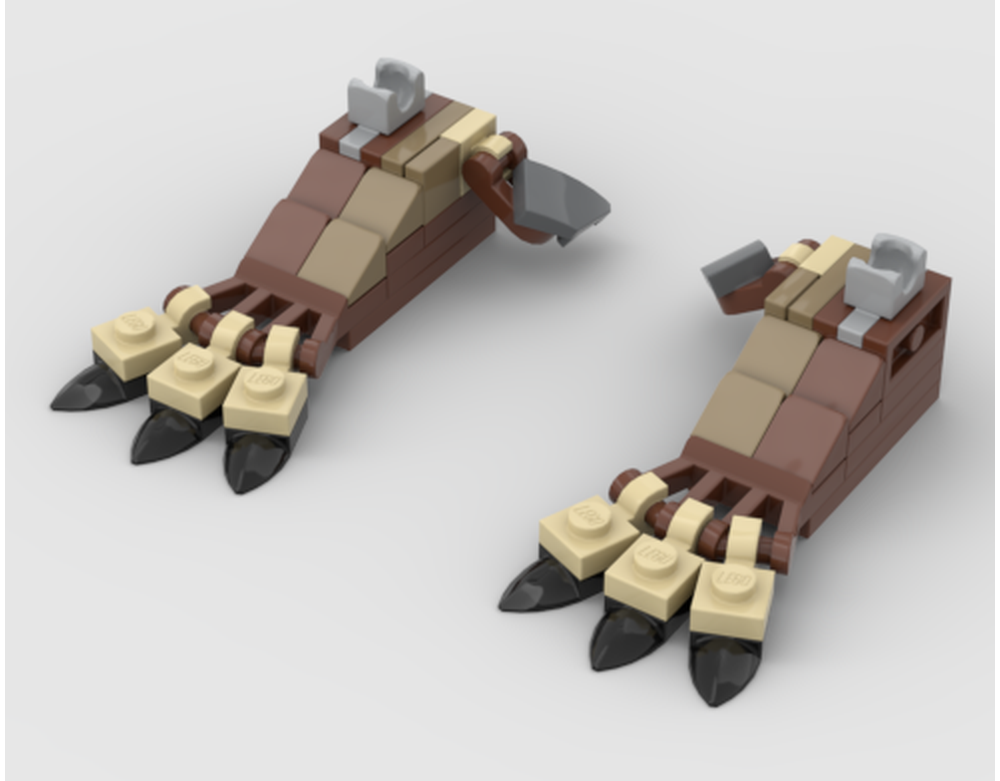 LEGO MOC-264057 Alternate T-Rex feet for LEGO SET 76956-1 - T. rex ...