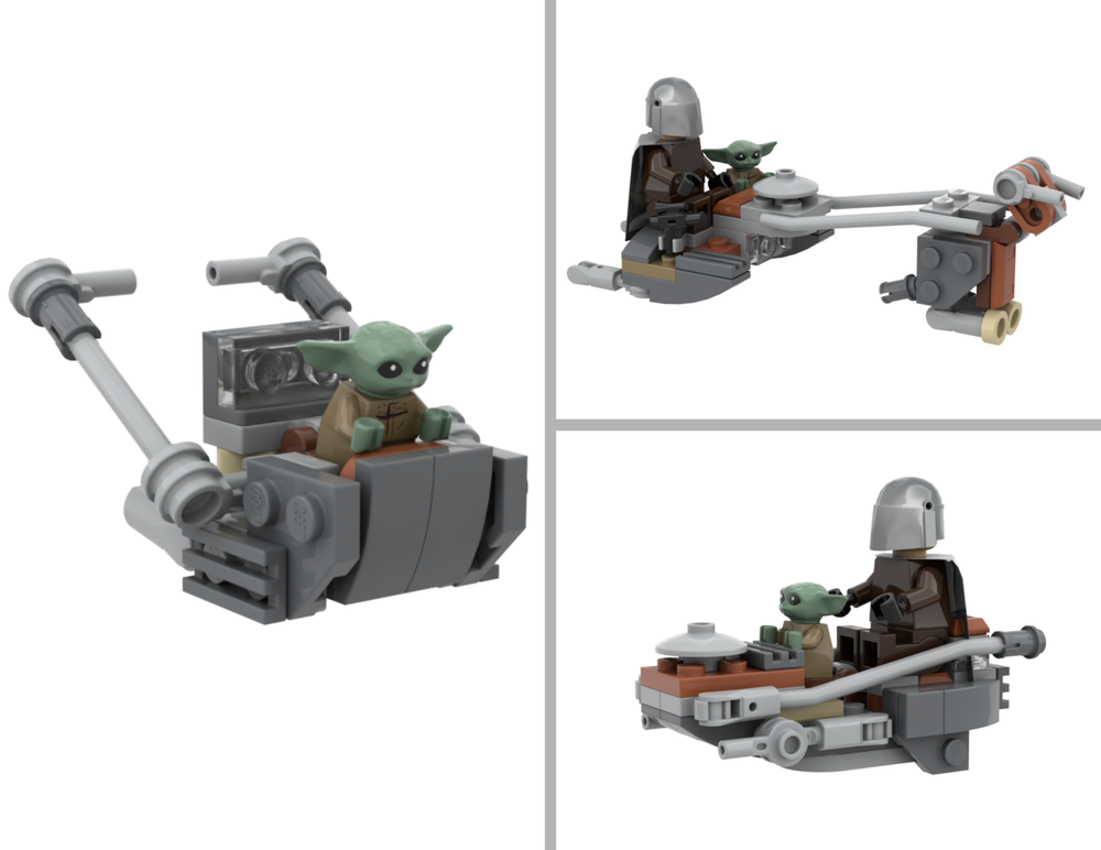 LEGO MOC-264073 Mando & Grogu Alternate Models | 75436 by chi-bricks ...