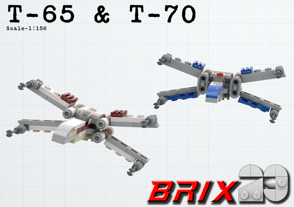 LEGO MOC T-65 & T-70 by Brix23 | Rebrickable - Build with LEGO