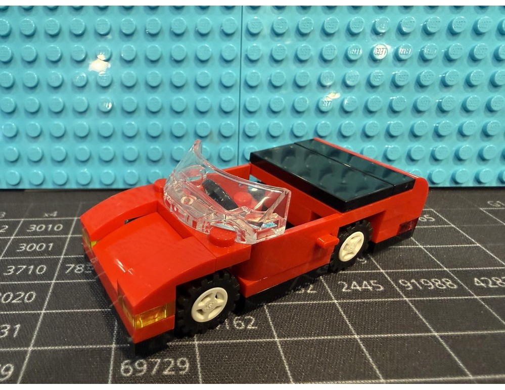 LEGO MOC-264127 Classic red Sports Car, 1980's era by medleyj ...