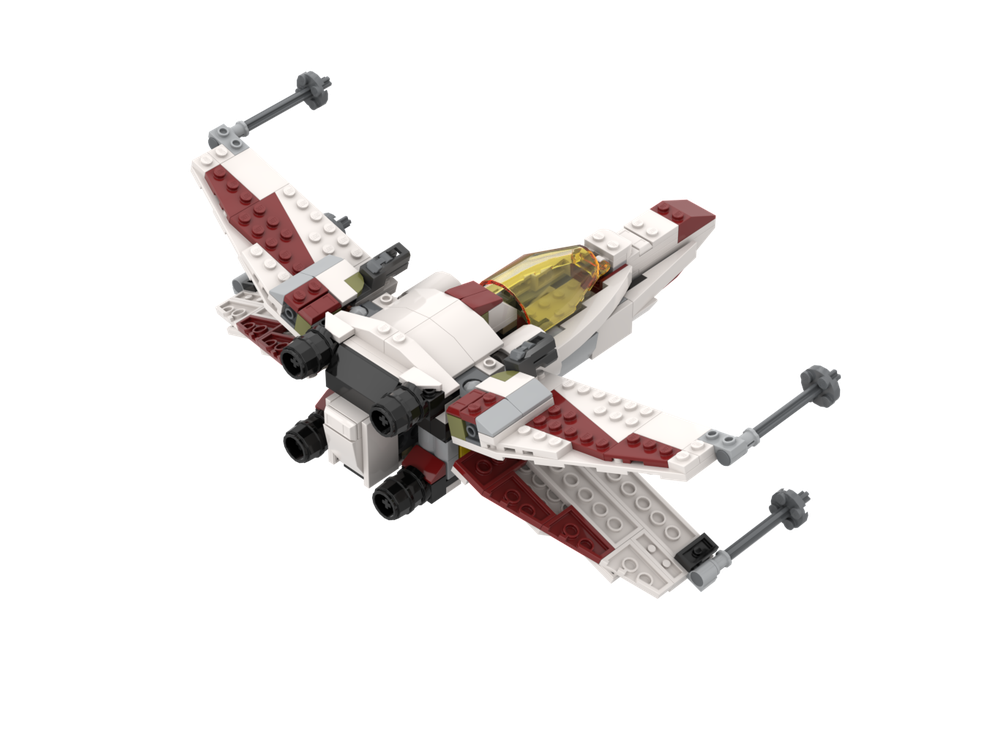 LEGO MOC-264142 T-65 Starfighter-75432 Alt by Friendote | Rebrickable ...
