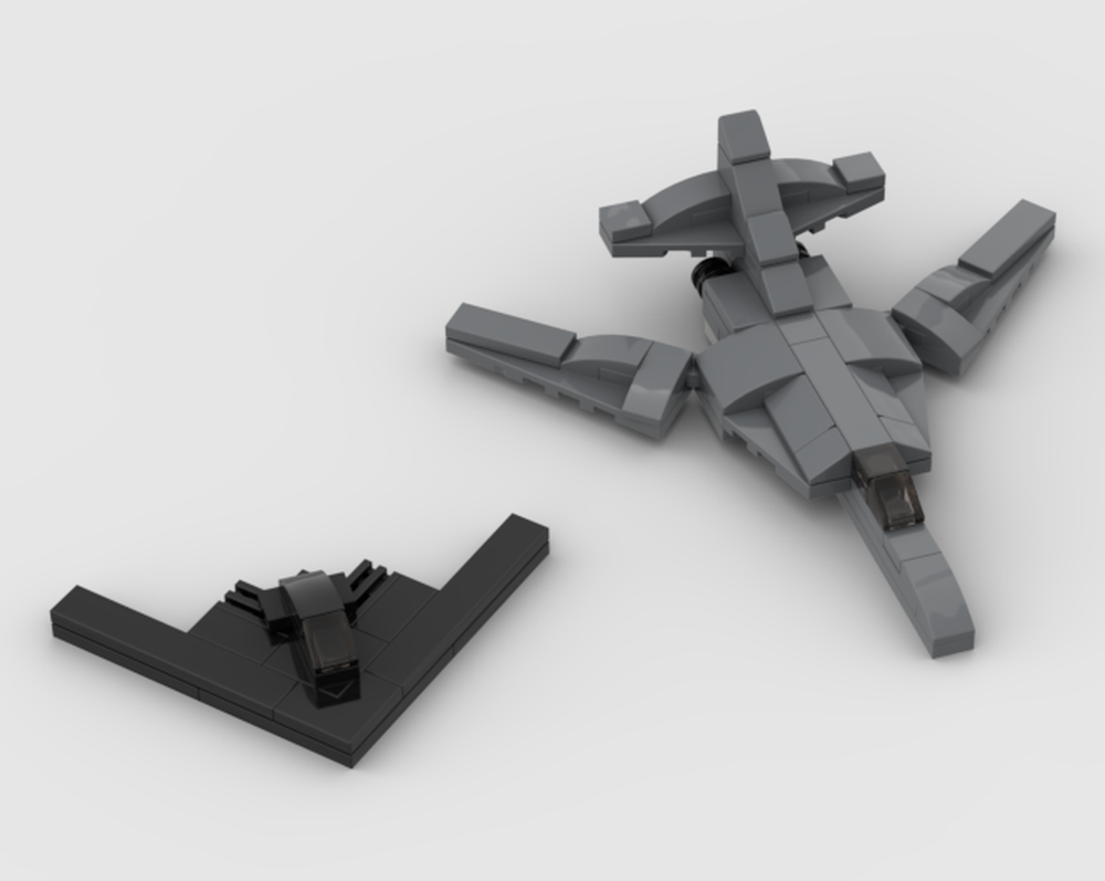 LEGO MOC-264169 b1 and b2 MICRO by Pug-bricks | Rebrickable - Build ...